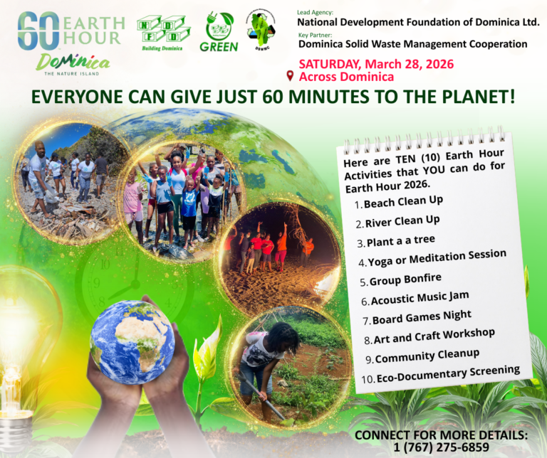 Earth Hour 2026 – National Development Foundation of Dominica